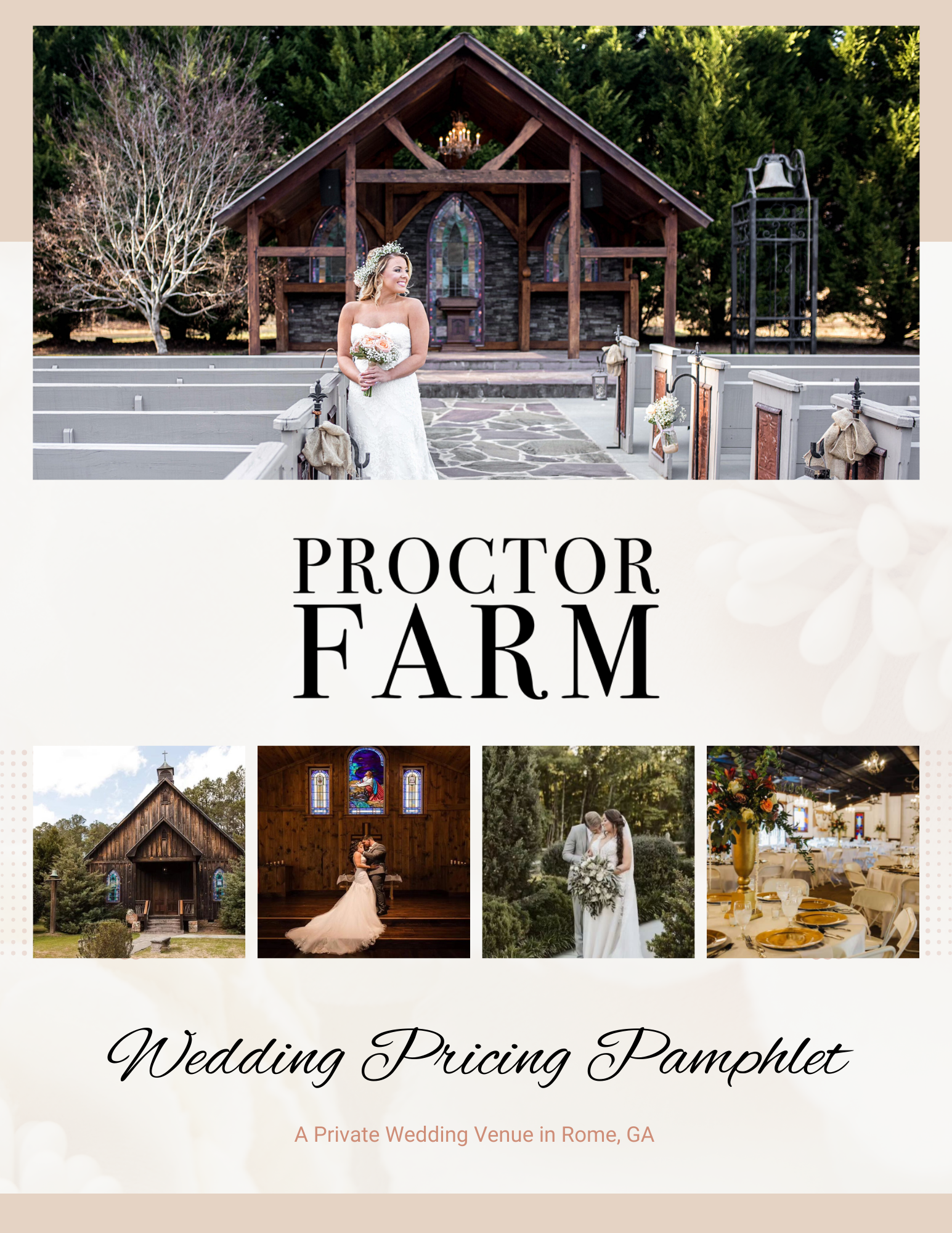 Wedding Pricing - Proctor Farm